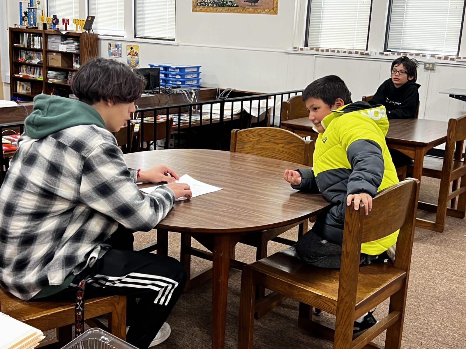 Burke County high schoolers meet their match - at Icard Elementary ...
